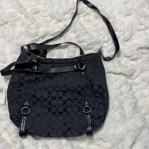 Coach | Bags | Signature Black Alexandria Handbag | Poshmark